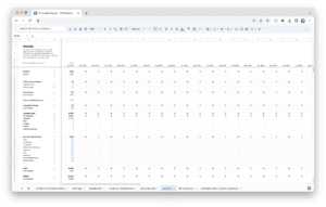 Standard Financial Model Template (2025) - 10XSheets
