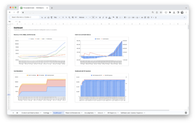 Standard Financial Model Template (2025) - 10XSheets