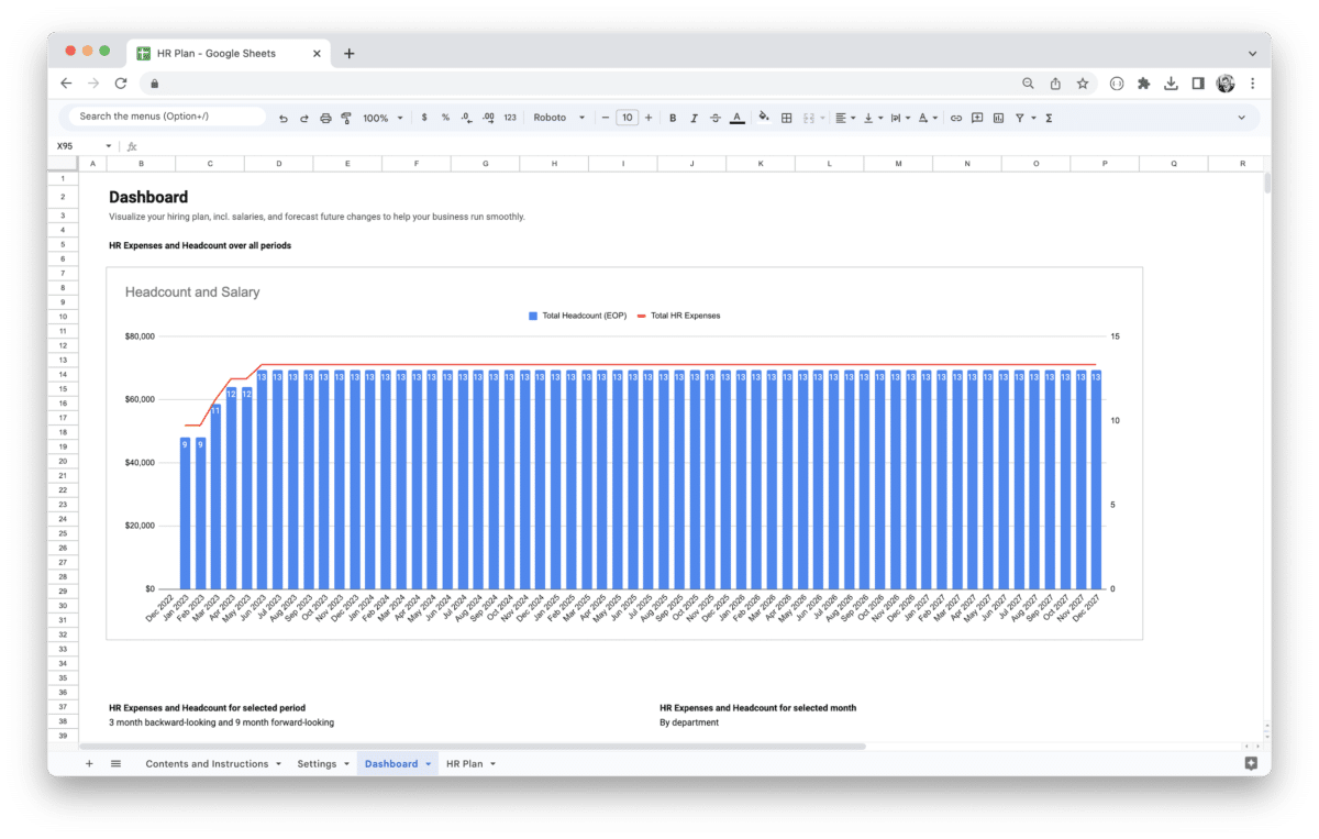Workforce Planning Tool Template (2026) - 10XSheets