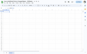 How to Add Bullet Points in Google Sheets (4 Easy Methods) - 10XSheets