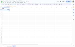 How to Add Numbers in Google Sheets: 2025 Guide - 10XSheets