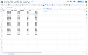 How to Add Numbers in Google Sheets: 2025 Guide - 10XSheets