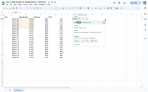 How to Add Numbers in Google Sheets: 2025 Guide - 10XSheets