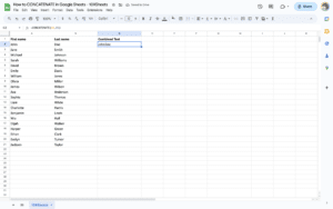 How to CONCATENATE in Google Sheets (Step-by-Step Guide) - 10XSheets