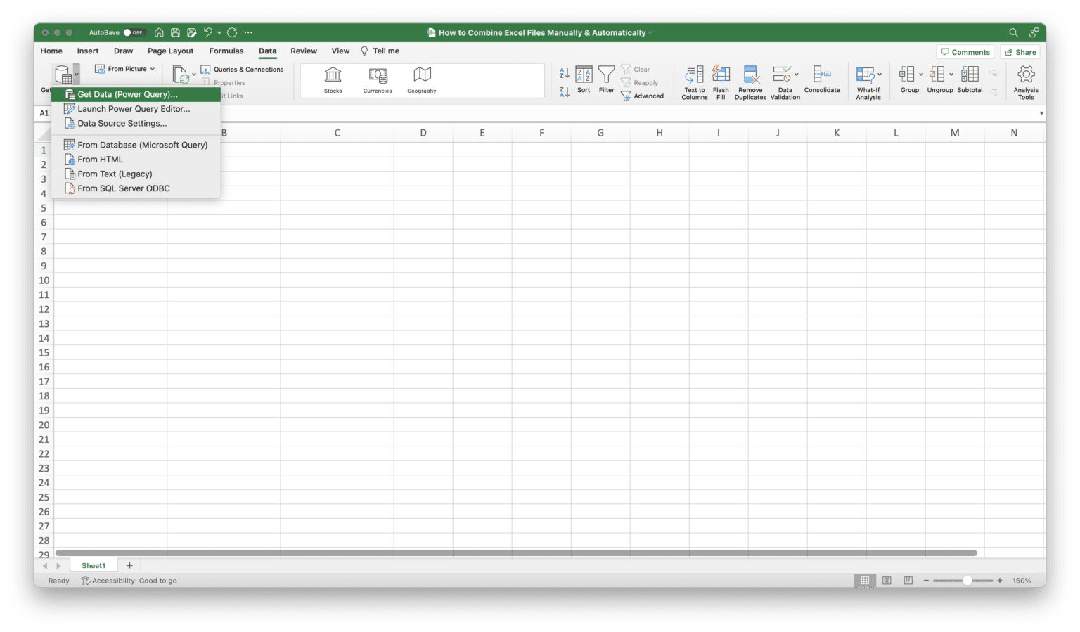 How To Combine Excel Files Manually And Automatically 10xsheets