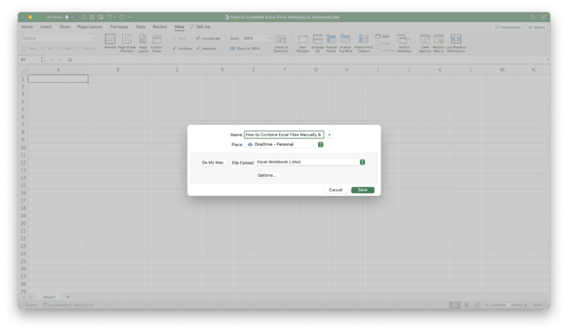 How to Combine Excel Files Manually & Automatically - 10XSheets
