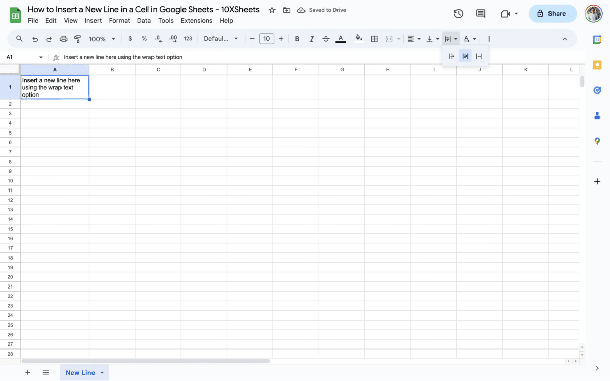 How to Insert a New Line in a Cell in Google Sheets (5 Easy Ways ...