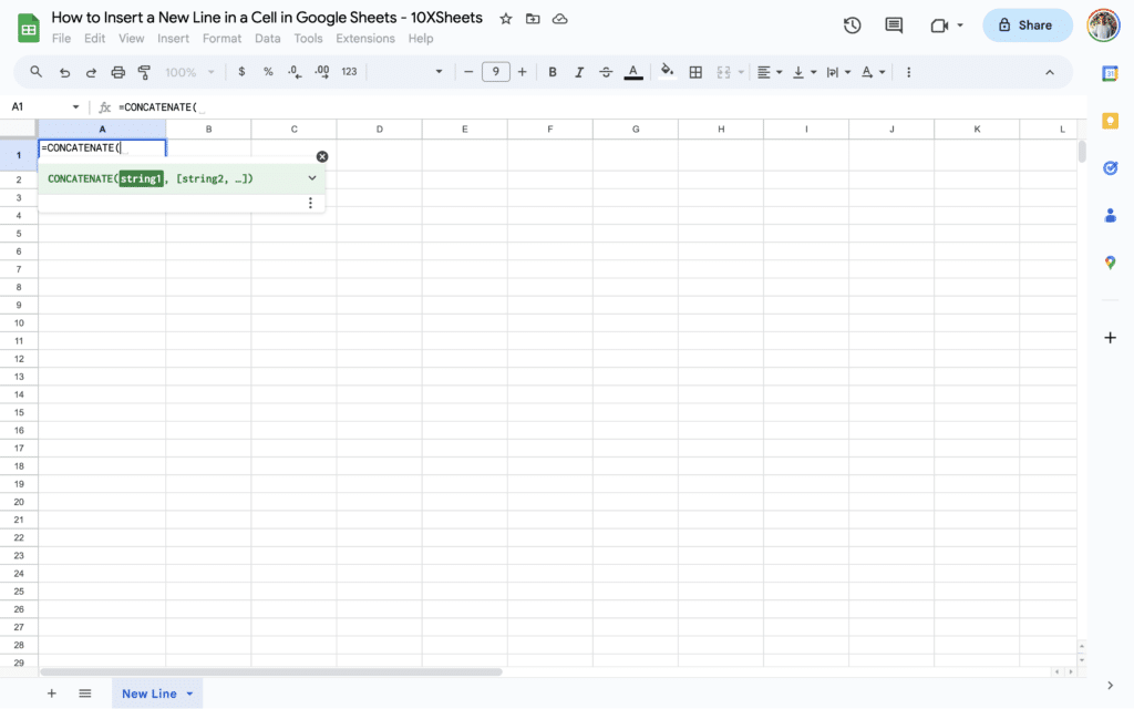 How to Insert a New Line in a Cell in Google Sheets (5 Easy Ways ...
