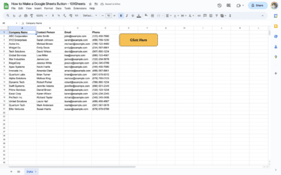 How to Make a Google Sheets Button (Step-by-Step Guide) - 10XSheets