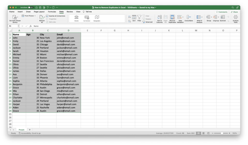 How to Remove Duplicates in Excel? - 10XSheets