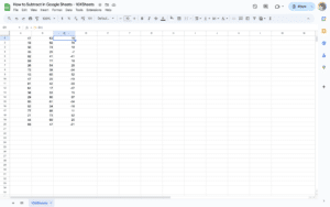 How to Subtract in Google Sheets? Multiple Cells and Columns - 10XSheets
