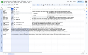 How to Wrap Text in Google Sheets: Step-By-Step Guide - 10XSheets