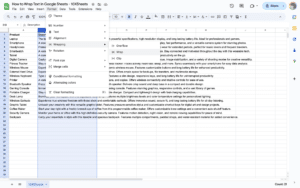 How to Wrap Text in Google Sheets: Step-By-Step Guide - 10XSheets