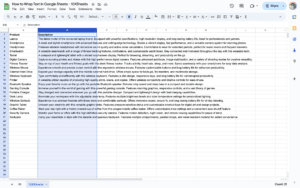How to Wrap Text in Google Sheets: Step-By-Step Guide - 10XSheets