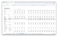 Standard Financial Model Template (2025) - 10XSheets