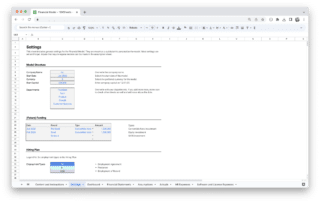 Standard Financial Model Template (2025) - 10XSheets
