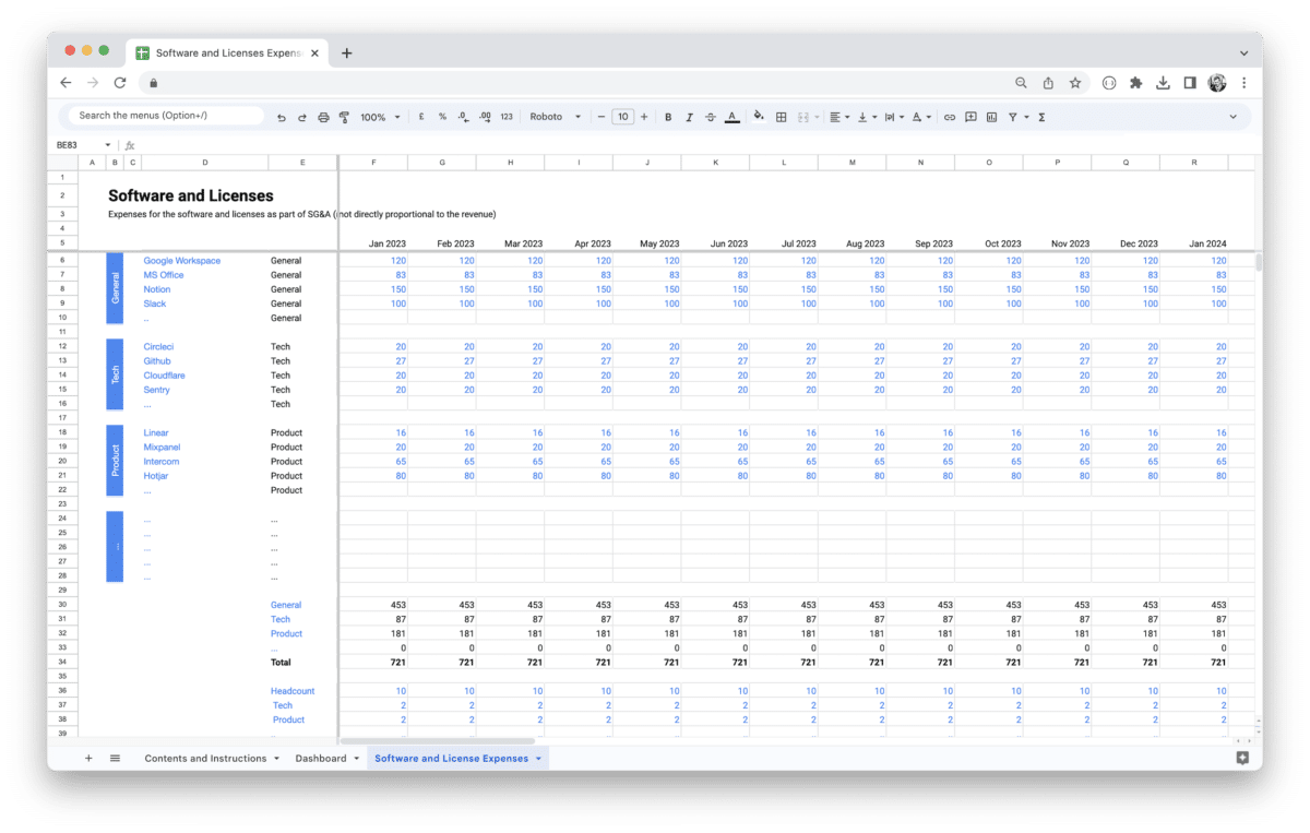 Software License Management Tool (2025) - 10XSheets