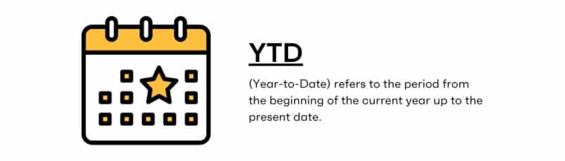 Year-to-Date (YTD): Definition, Meaning, Formula, Examples - 10XSheets